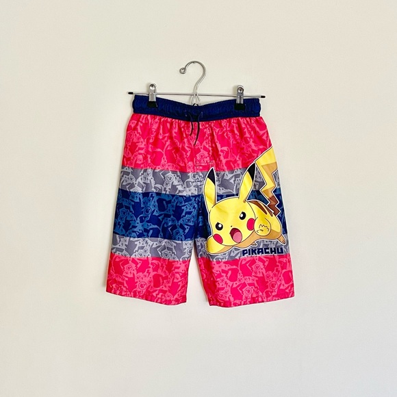 Pokemon | Swim | Pokmon Pikachu Graphic Swim Trunks Boys Size Large ...